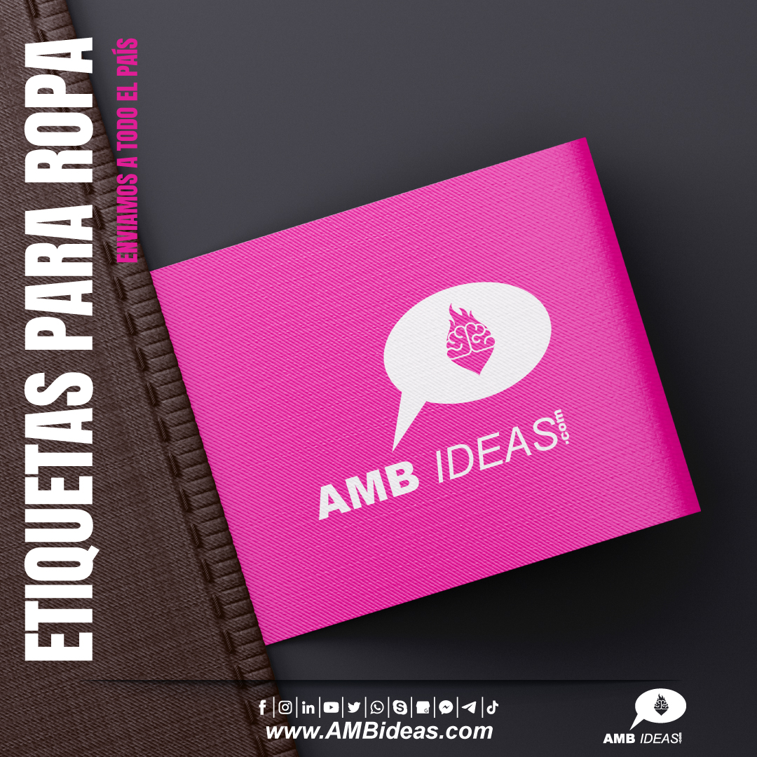 Etiquetas para ropa | Amb Ideas - Boutique creativa y publicitaria